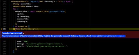 flutter how to solve exception has occurred stack overflow