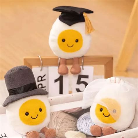 Jellycat Amuseable Boiled Egg Graduation Toy T Present 2024 Plush