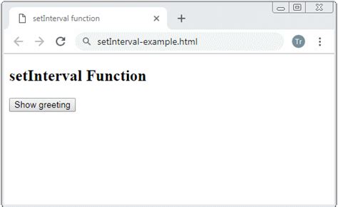 Javascript Settimeout And Setinterval Function