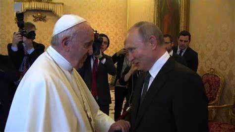 Putin A Roma Incontro Con Papa Francesco In Vaticano Youtube