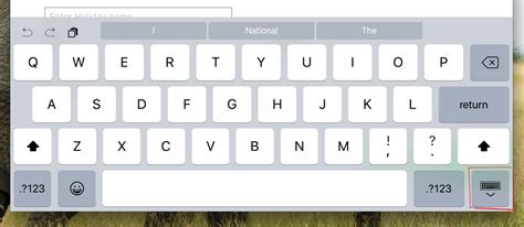 ios how to hide keyboard in ios9 ipad stack overflow