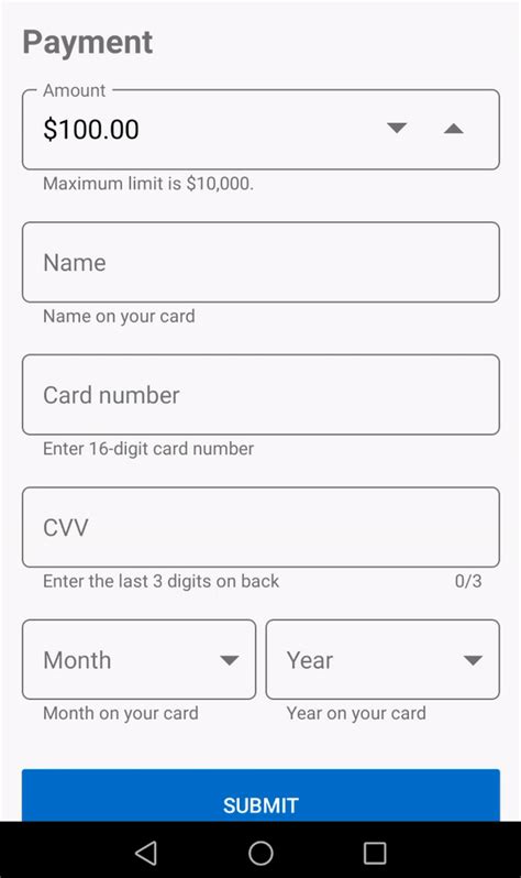 material design improvements for syncfusion xamarin forms