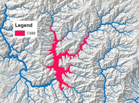arcpy identify main inlet of a lake in arcgis