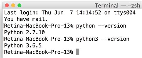 how to install updated python 3 on mac