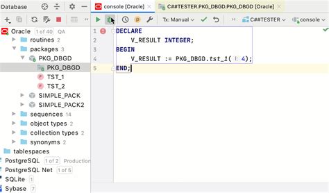 debugging help datagrip