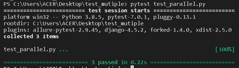 generate test report for in pytest using pytest html allure codedec