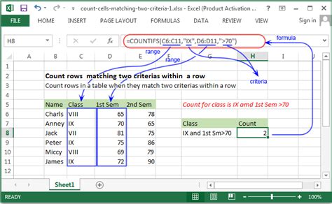 How To Count Number Of Rows And Columns In An Excel F