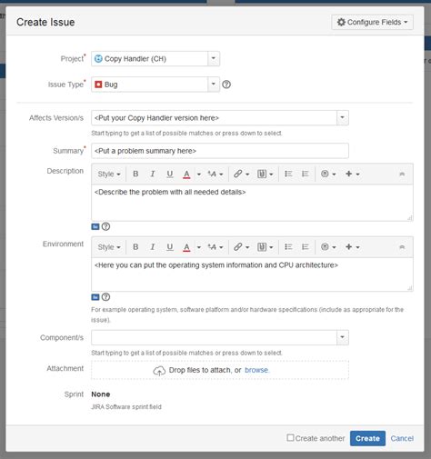 bug report template jira to help you create a standardized pattern of