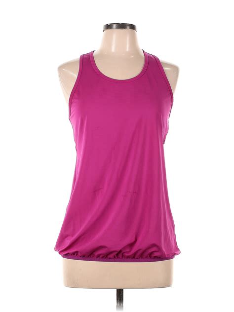 Tek Gear Solid Pink Purple Tank Top Size M 47 Off Thredup