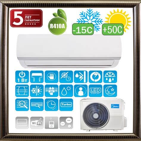 Купити Кондиціонер Midea Forest Dc Af8 11n1c2 I Af8 11n1c2 O 2020