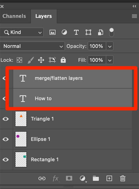 how to merge and flatten layers in photoshop tutorials