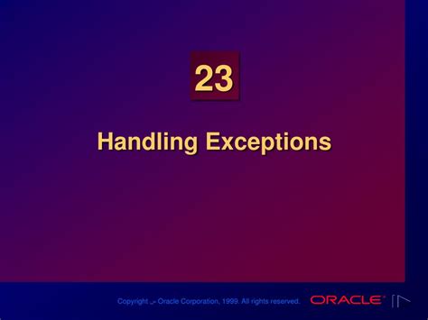 ppt handling exceptions powerpoint presentation free download id
