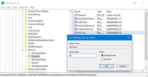 remove shutdown button from login screen start menu winx menu