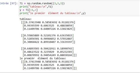 tutoriel python la librairie numpy tutoriel python