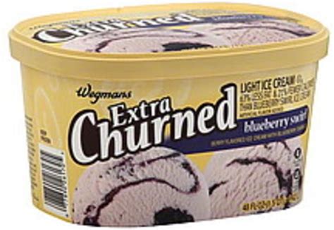 Wegmans Light Blueberry Swirl Ice Cream 48 Oz Nutrition Information