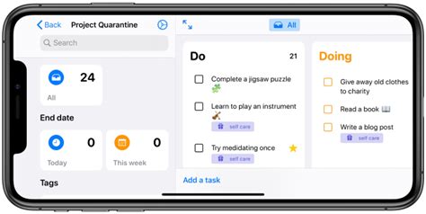 tasks is a new ios app that helps you organize projects by priority in