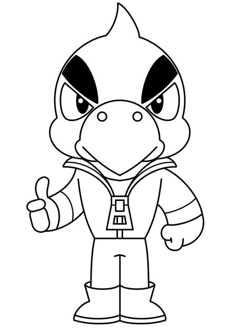 Dibujos De Edgar Brawl Stars Para Colorear Para Colorear Pintar E