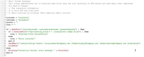 coding ftp using script to automate ftp transfer ftp automation