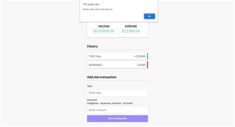 simple expense tracker in javascript with source code source code