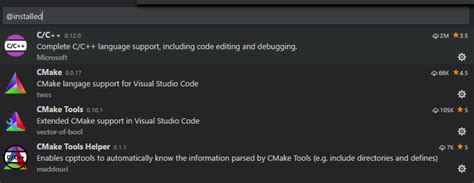 cmake how do i debug a c application in vscode using the visual
