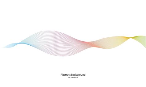 Colorful Abstract Line Background Dynamic Abstract Line Design In