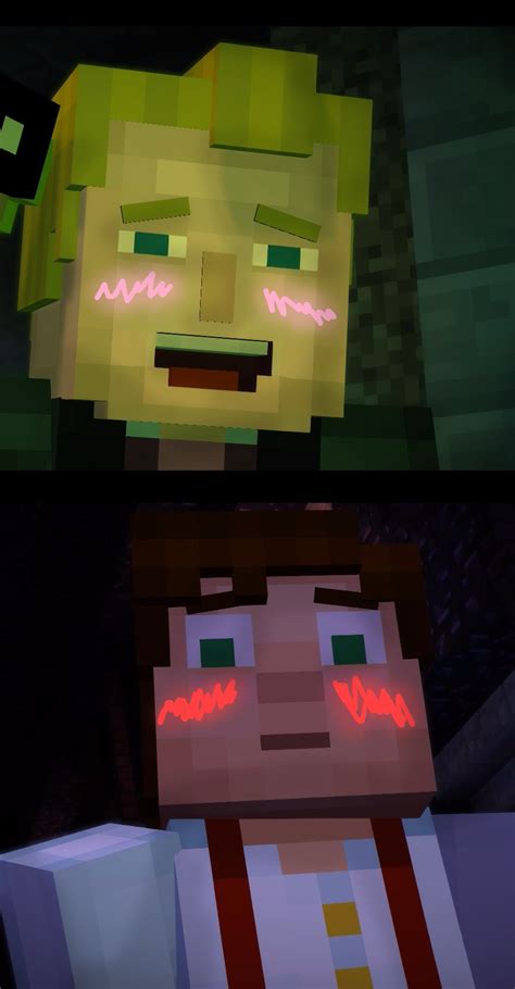 Minecraft Story Mode Jessiexlukas By Vetorhuskysamuria On Deviantart