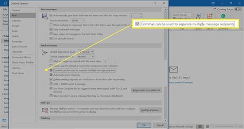 how to separate multiple email recipients correctly