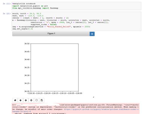 python matplotlib basemap how to set epsg to be