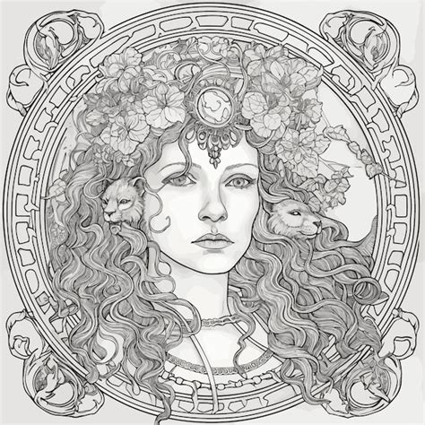Croquis Dessinés à La Main Dessin Au Trait Unique Page à Colorier