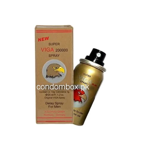 Super Viga Spray 200000 Delay Spray For Men In Pakistan Condombox Pk