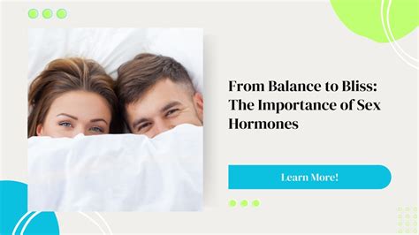 From Balance To Bliss The Importance Of Sex Hormones Thrive Hormonal