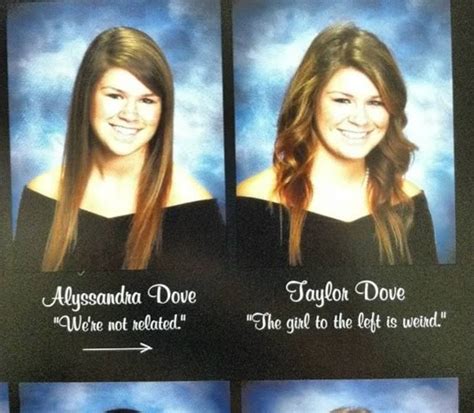 10 hilarious twins in yearbooks yearbook senior quote twins oddee