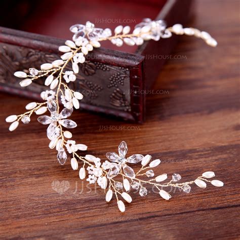 Ladies Special Alloy Imitation Pearls Headbands With Venetian Pearl