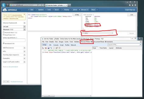 css forcing a horizontal scrollbar in ie8 stack overflow