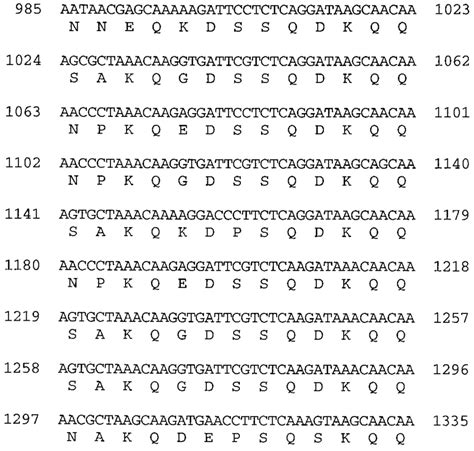 Repeated Region At The Start Of The Geria Gene The Nine Repeats Of 39