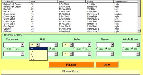 filtering data by multiple criteria on userform new ideas for