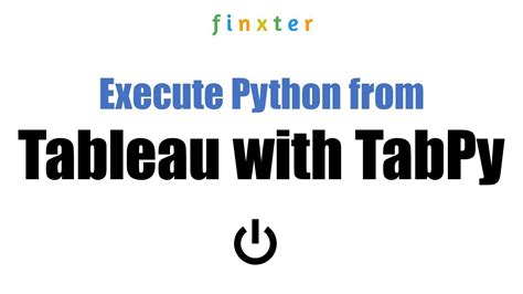 execute python from tableau with tabpy youtube