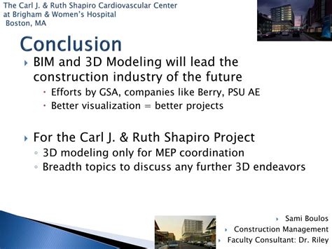 Ppt The Carl J And Ruth Shapiro Cardiovascular Center At Brigham