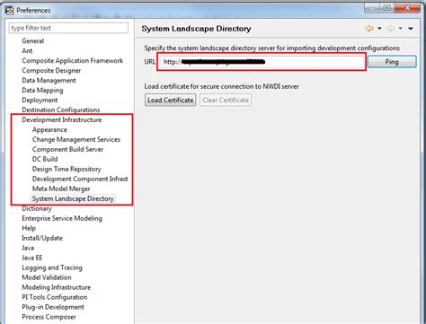 how to add system landscape directory in sap netweaver