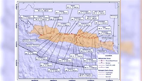 Ancaman Gempa Dahsyat Membayangi Jatim Amien Widodo Sesar Waru M 7 2