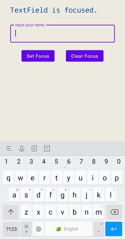 jetpack compose textfield focus listener events