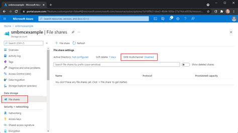 smb file shares in azure files microsoft learn