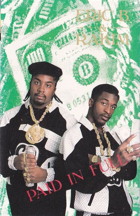 Eric B And Rakim Paid In Full 1987 Clear Shell Cassette Discogs