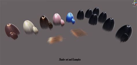 hair shader 2 0 built in rp urp hdrp