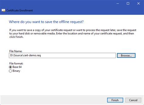 how to request ssl certificates from a windows certificate server 2022