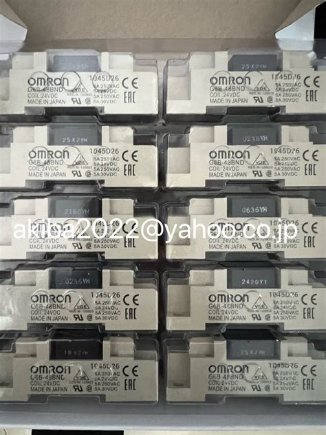 Omron オムロン G6b 48bnd 表面接続ソケット 24vdc 10個セット 6ヶ月保証 その他 ｜売買されたオークション情報
