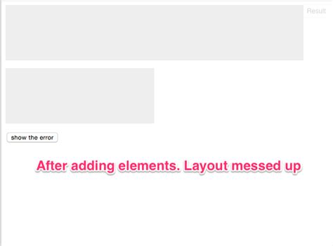 javascript inline block grid system css won t apply to dynamically