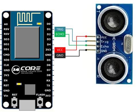 Wiring Esp8266 Nodemcu With Hcsr04 Ultrasonic Sensor Porn Sex Picture
