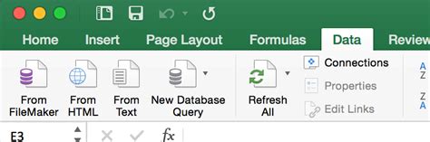working with external data in excel 2016 for mac microsoft 365 blog