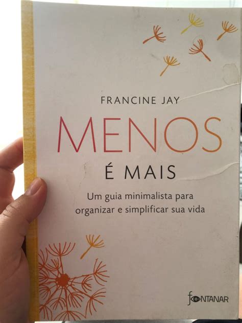 Livro Menos É Mais Da Francine Jay Livro Usado 78960396 Enjoei